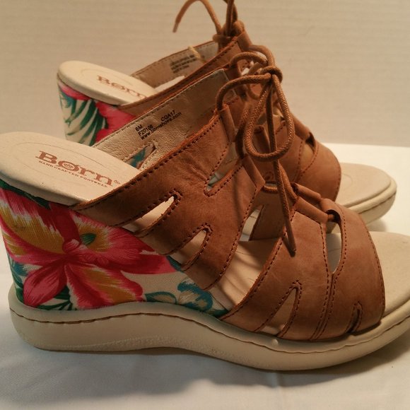 Born | Shoes | Born Female Piru Wedge Sandals Sz 6m | Poshmark